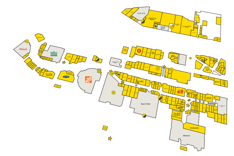 CF Chinook Centre Directory Map